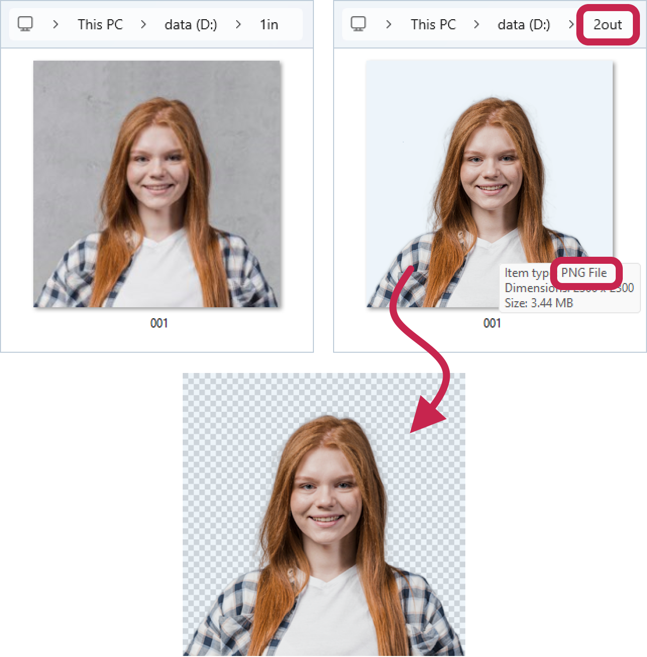 Background with Partial Transparency