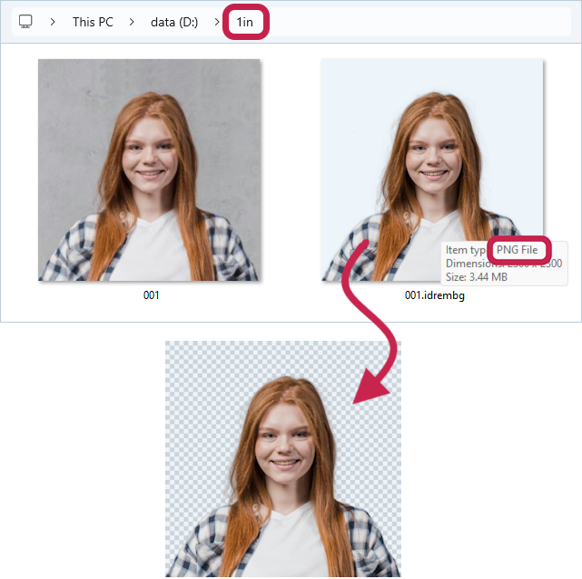 Background with Partial Transparency